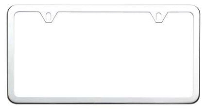 Subaru OEM Slim Line License Plate Frame Stainless Steel - Subimods.com