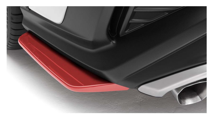 Subaru OEM STI Rear Side Under Spoiler Red 2022-2024 WRX - Subimods.com