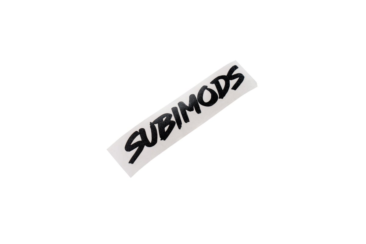 Subimods Official "OG Style" Transfer Style Sticker Black - Subimods.com