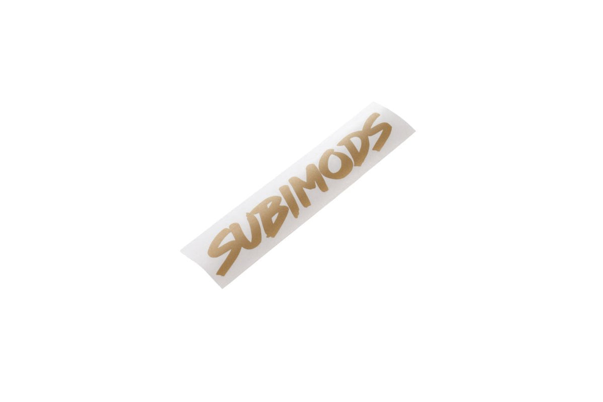 Subimods Official "OG Style" Transfer Style Sticker Gold - Subimods.com