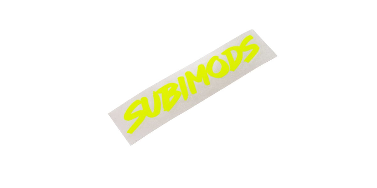 Subimods Official "OG Style" Transfer Style Sticker Luminous Yellow ...