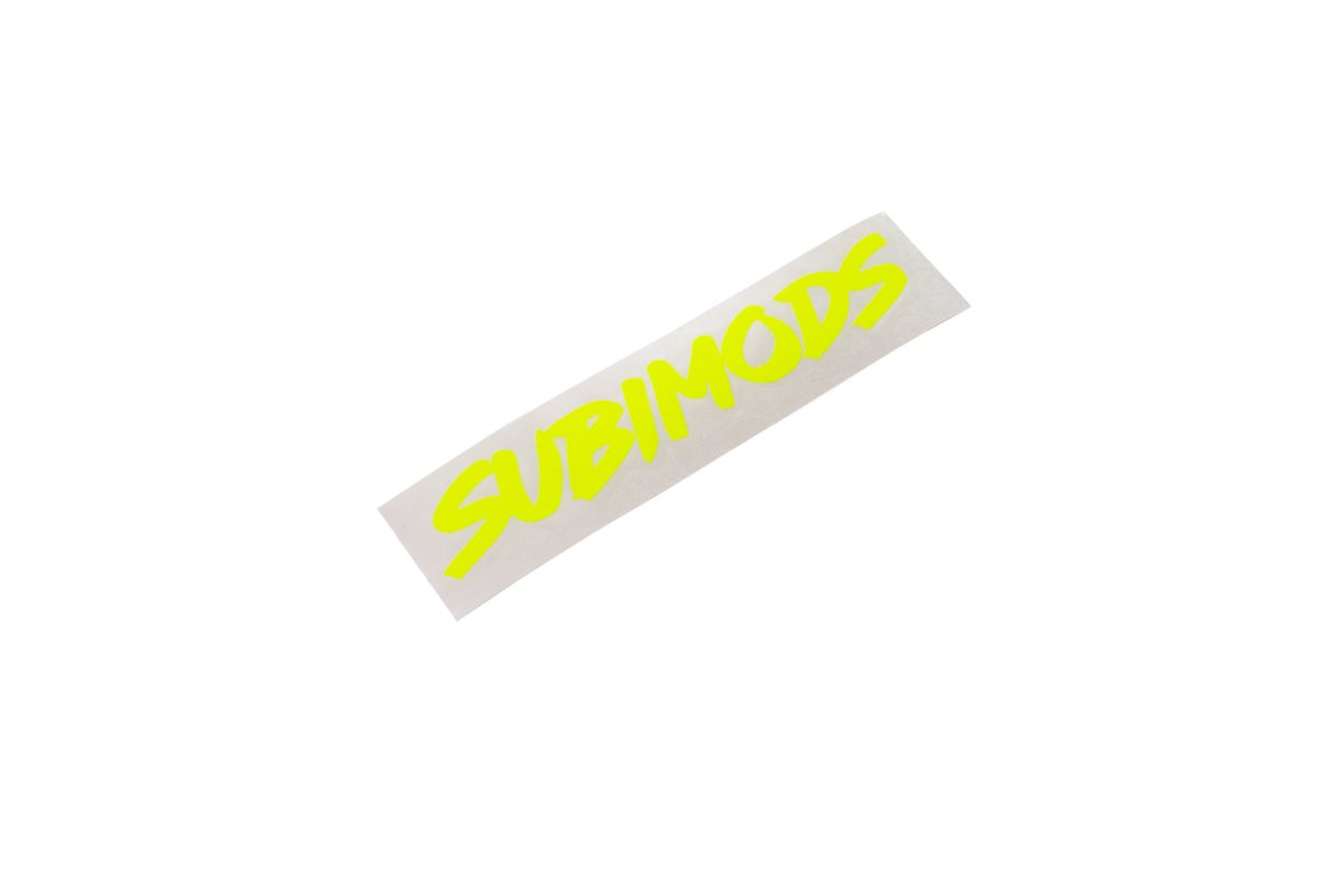 Subimods Official "OG Style" Transfer Style Sticker Luminous Yellow ...