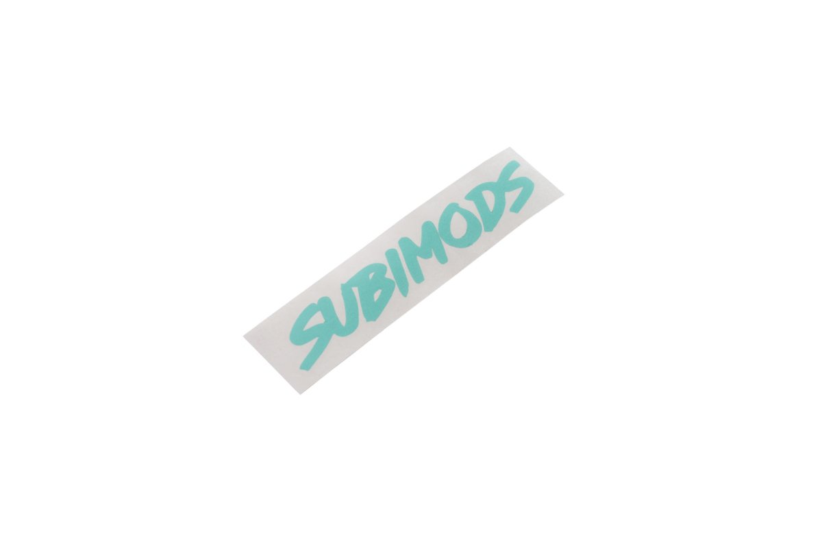 Subimods Official "OG Style" Transfer Style Sticker Teal - Subimods.com