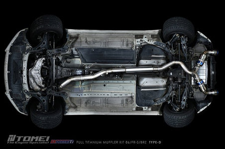Tomei Expreme Ti Titanium Type-D Catback Exhaust 2013-2024 BRZ / 2013 ...