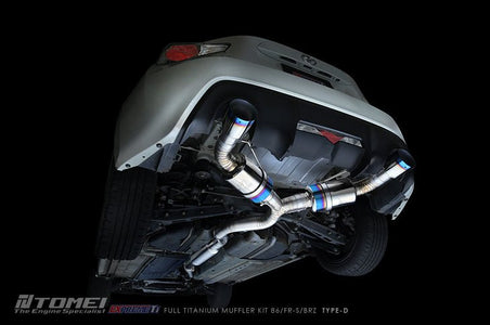 Tomei Expreme Ti Titanium Type-D Catback Exhaust 2013-2024 BRZ / 2013-2016 FRS / 2017-2021 86 / ...