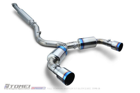 Tomei Expreme Ti Titanium Type-D Catback Exhaust 2013-2024 BRZ / 2013-2016 FRS / 2017-2021 86 / ...