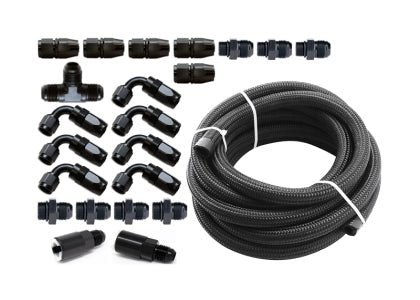 Torque Solution Braided Fuel Line Kit for Subaru WRX STI — Subimods.com
