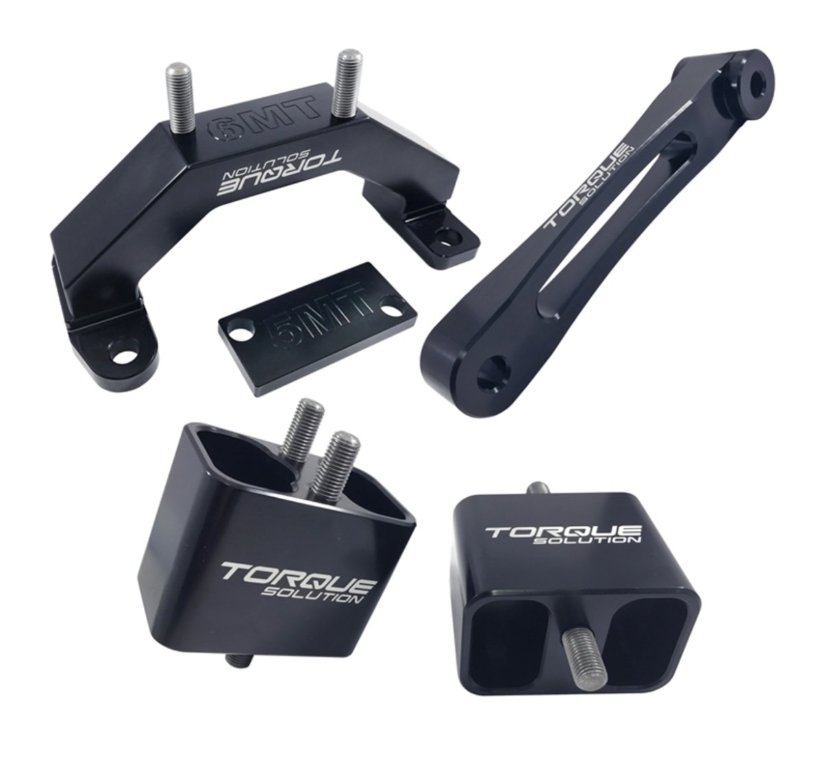 Torque Solution Solid Billet Mount Package w/ Pitch Stop 2002-2014 WRX ...