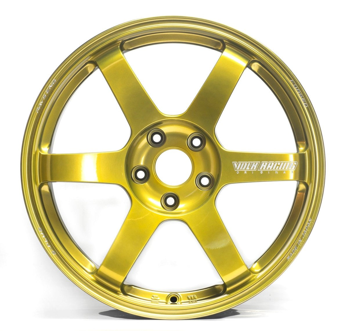 Volk Racing TE37 SAGA S-Plus Hyper Gold 18X9.5 +38 5x114.3 2015-2024 ...