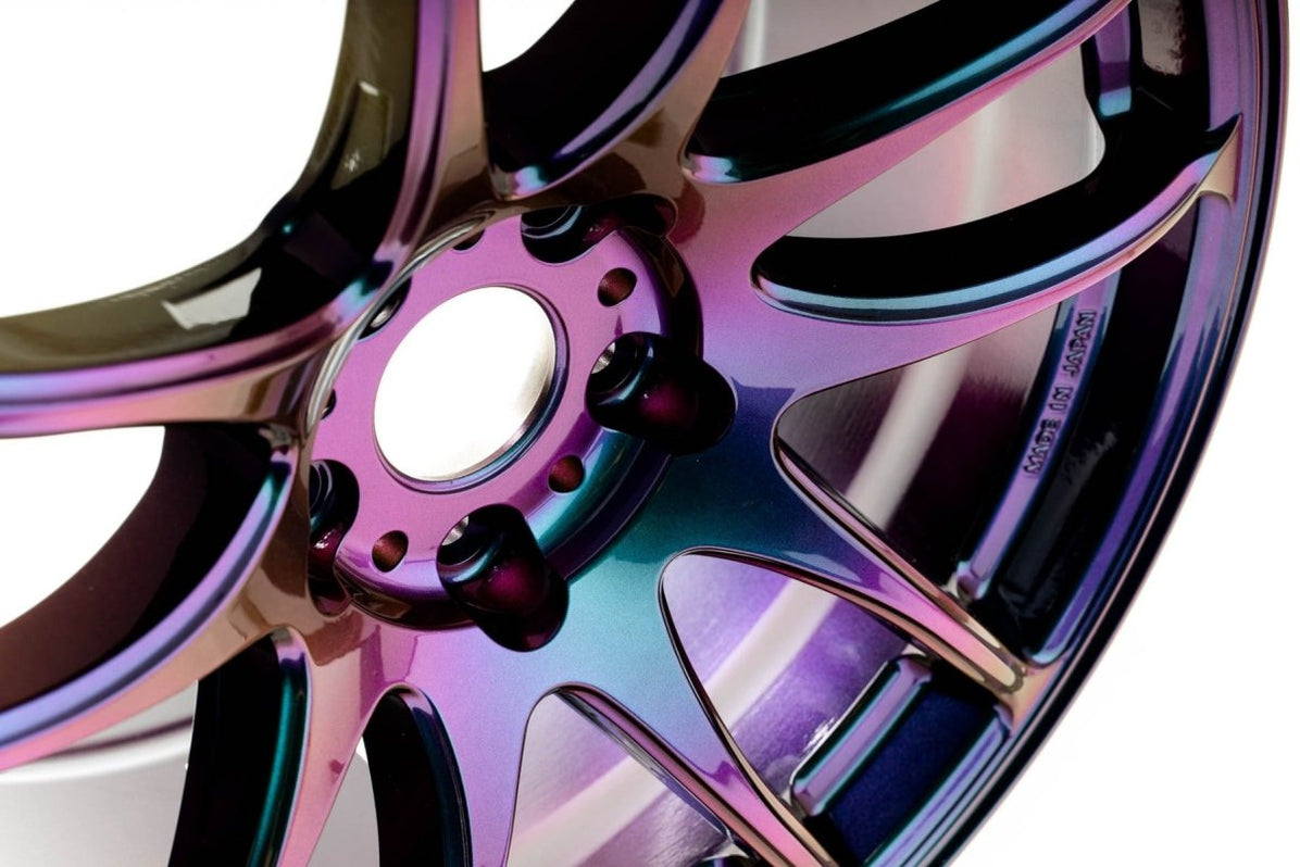 WORK Emotion CR Kiwami Asterism Black 18x9.5 +38mm 5x114.3 - Subimods.com